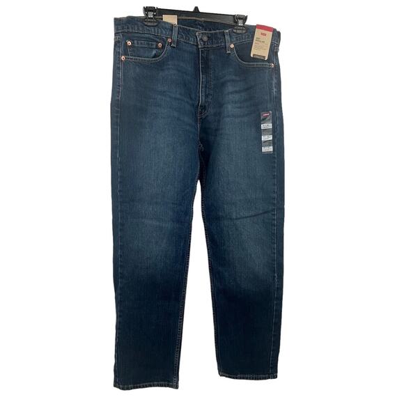 Levi's | Jeans | Levis Jeans Mens 38 Dark Blue Denim Pants 55 Straight ...